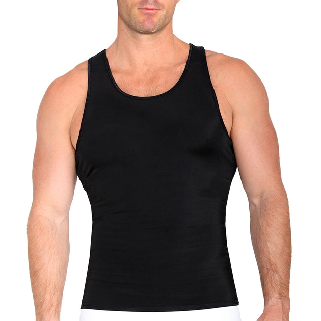 mens compression shapewear muscle tank slimming shirts and shorts ...